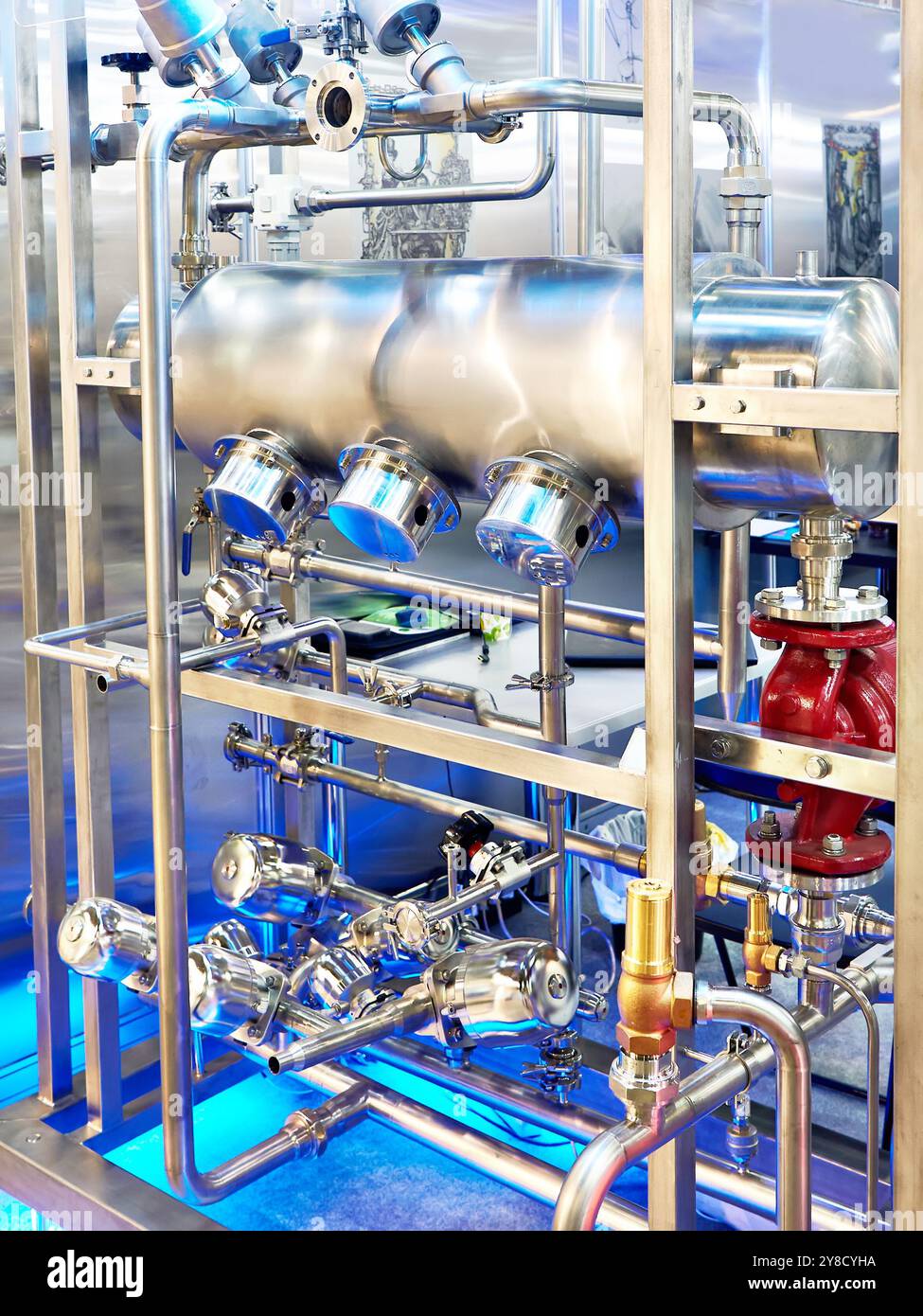 Bioreactor at the exhibition stand Stock Photo - Alamy