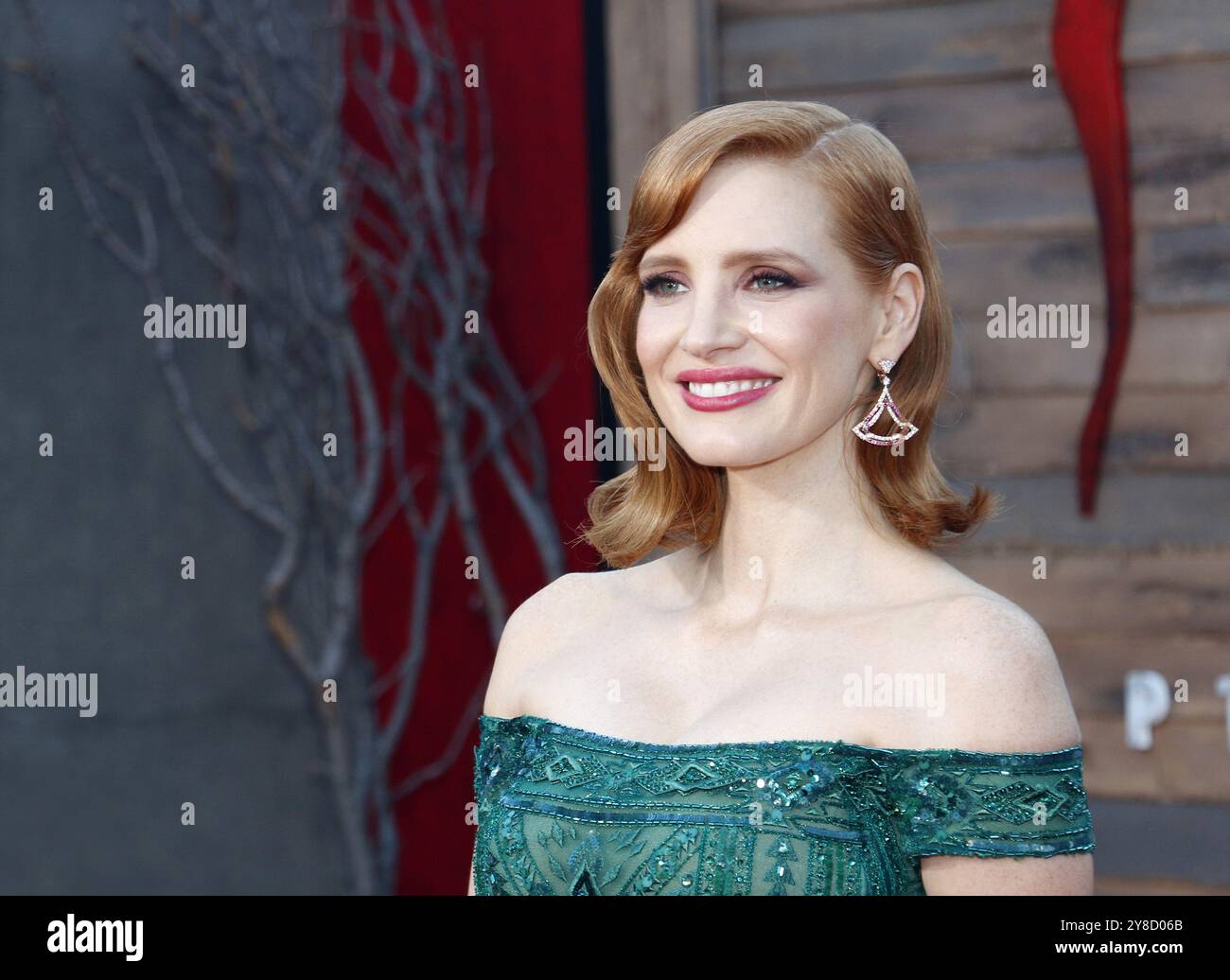 Jessica Chastain at the Los Angeles premiere of 'It Chapter Two' held ...