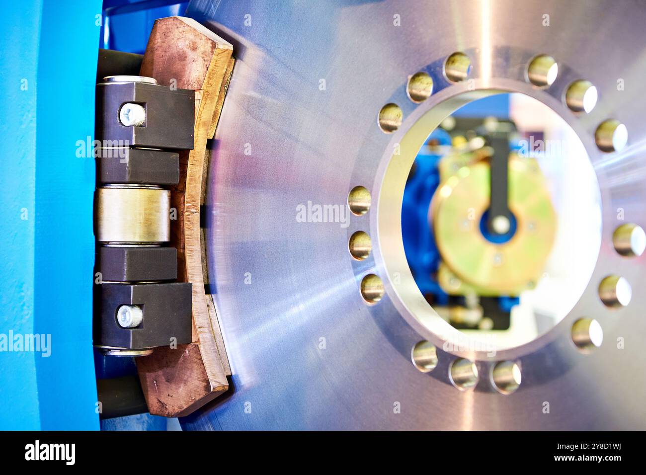 Industry twin caliper working hydraulic disc brake Stock Photo - Alamy