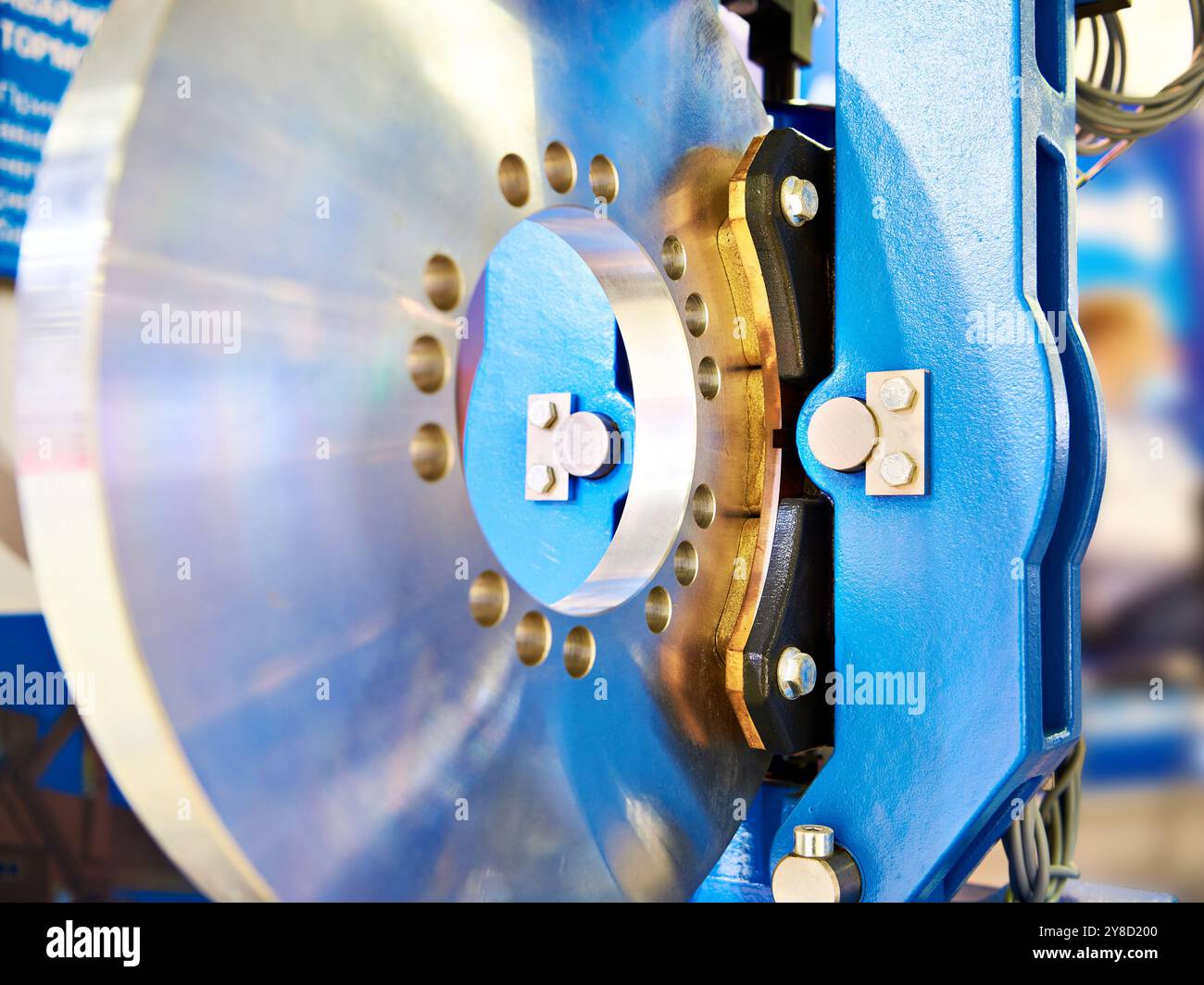 Industry caliper working hydraulic disc brake Stock Photo - Alamy