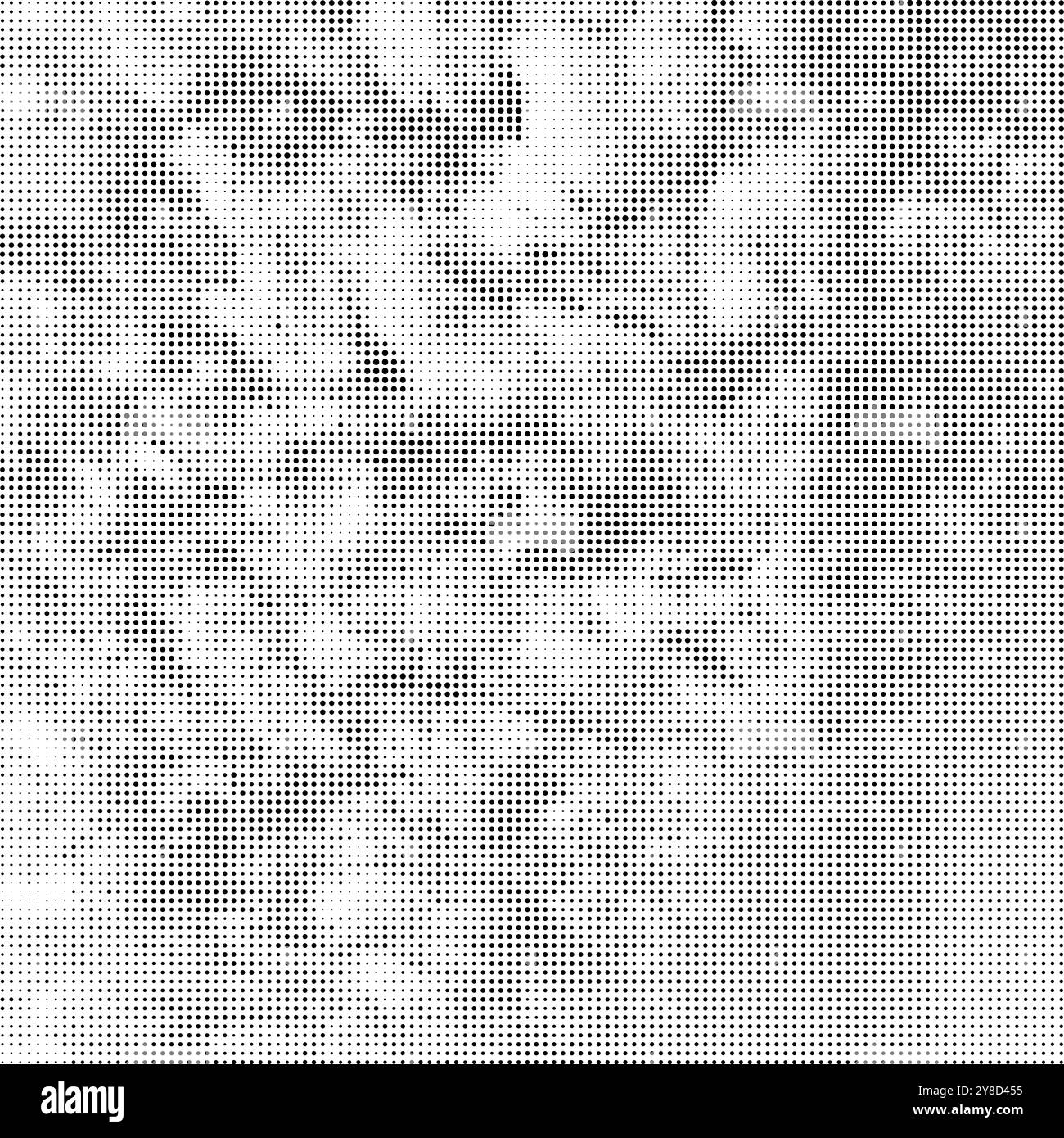 Vector Halftone Pattern. Set of Dots. Dotted Texture on White ...