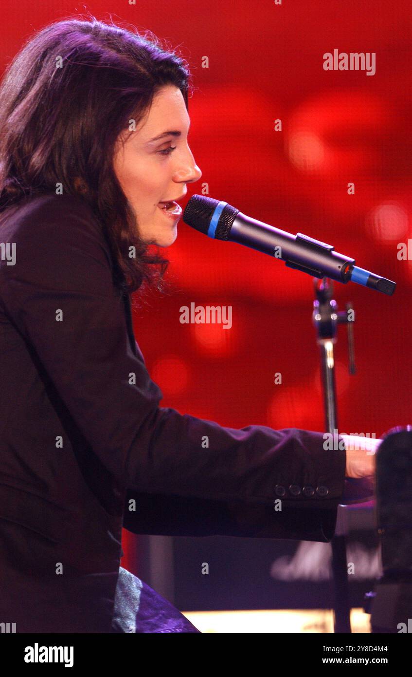 Torino Italy 04/06/2005: L'Aura alias Laura Abela , Italian singer ...