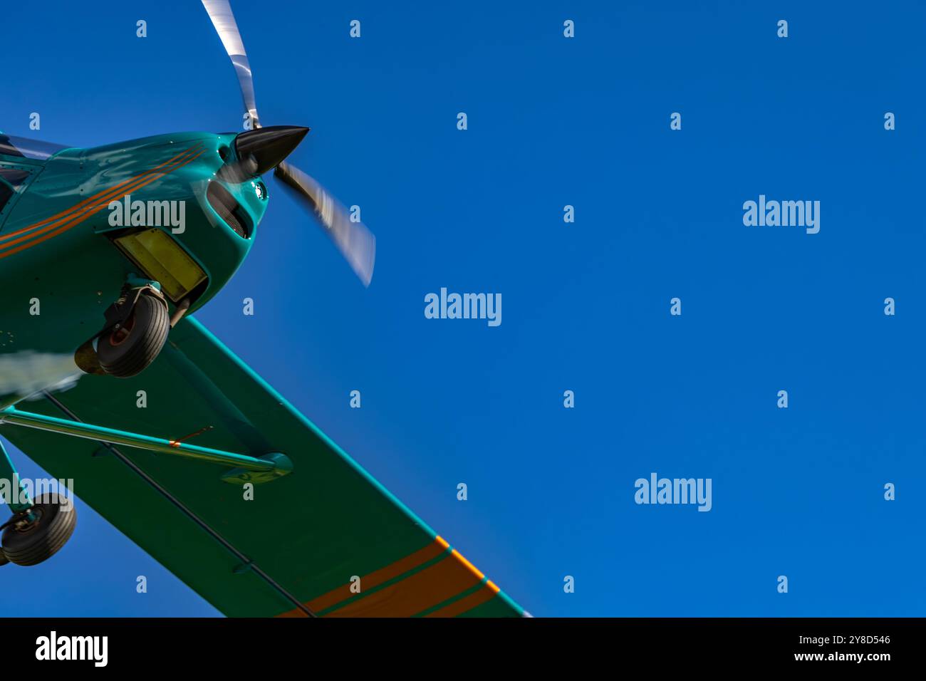 A display of low-flying planes over the airport, ultralight planes, and ...