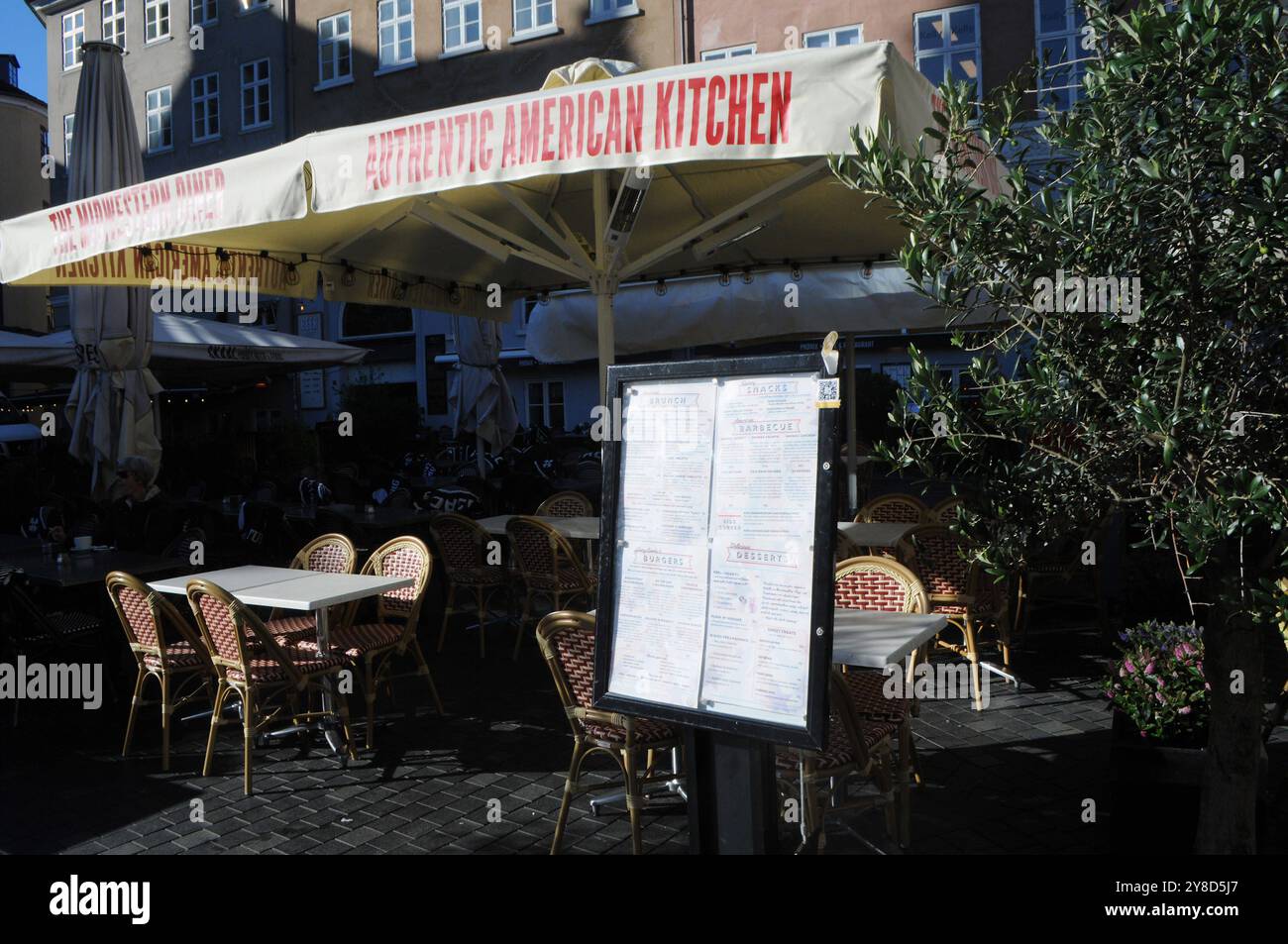 Copenhagen/ DenmarK/04 October 2024/ Suthentic amrican kitchen and the ...