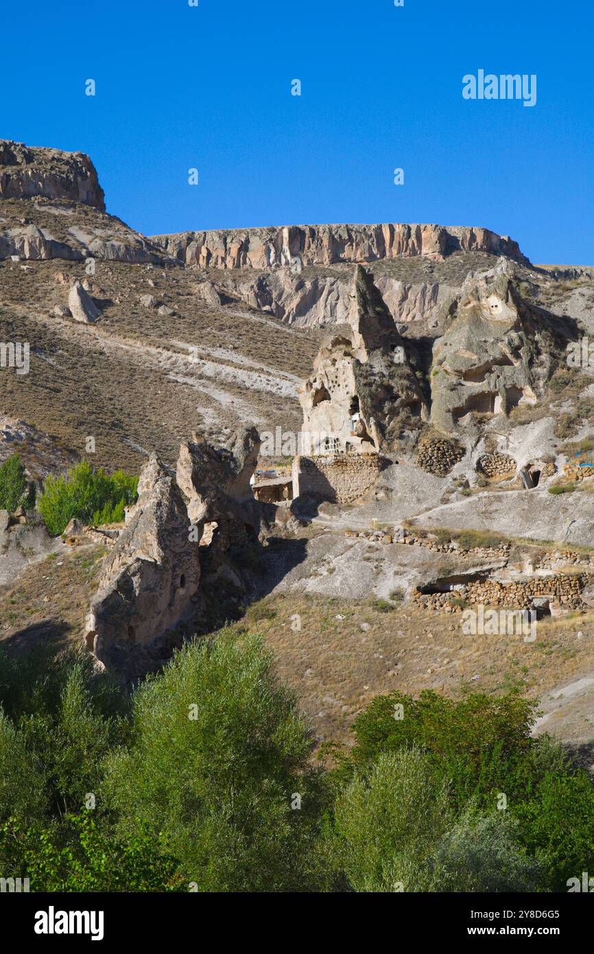 Türkiye, Turkey, Cappadocia, Soganli Valley, landscape, scenery Stock ...