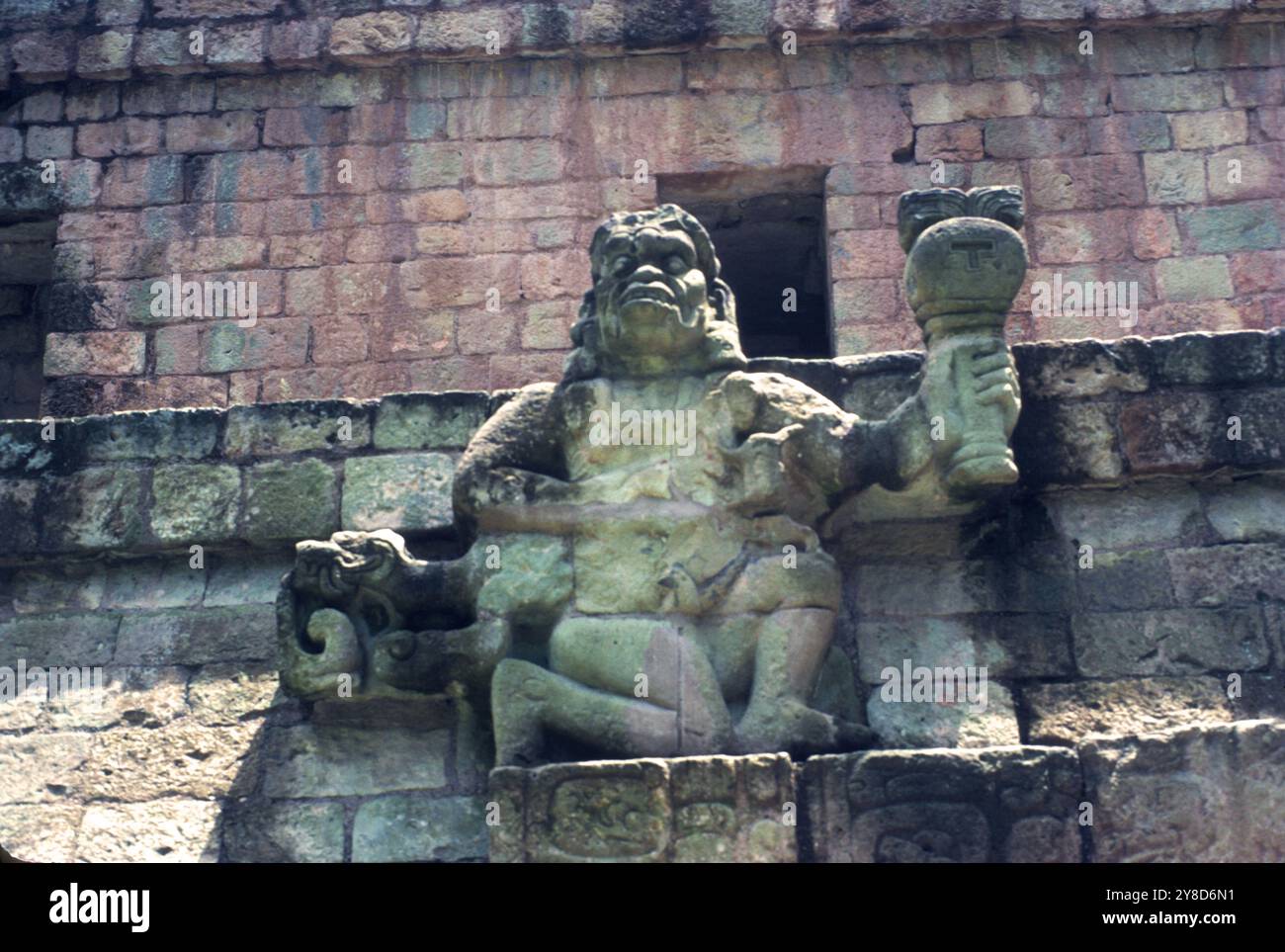 Late Classic carved stone, sculpture, and altars, Copan Maya ruins ...