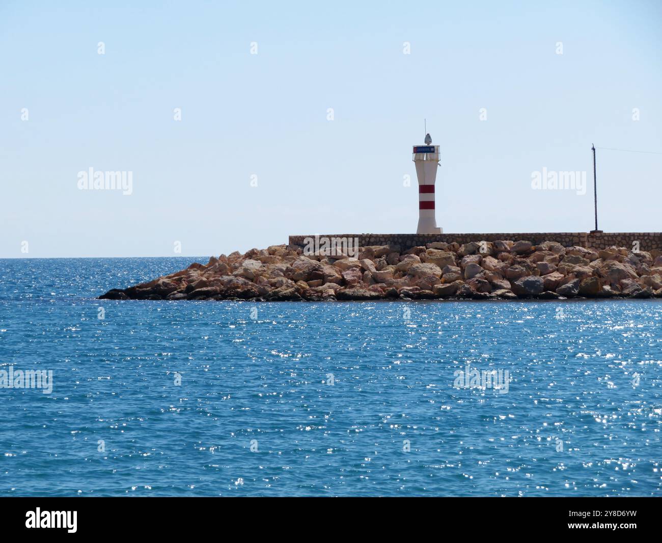 Tasucu, Turkey. 04th Oct, 2024. The limelight outside the port, Ta?ucu ...