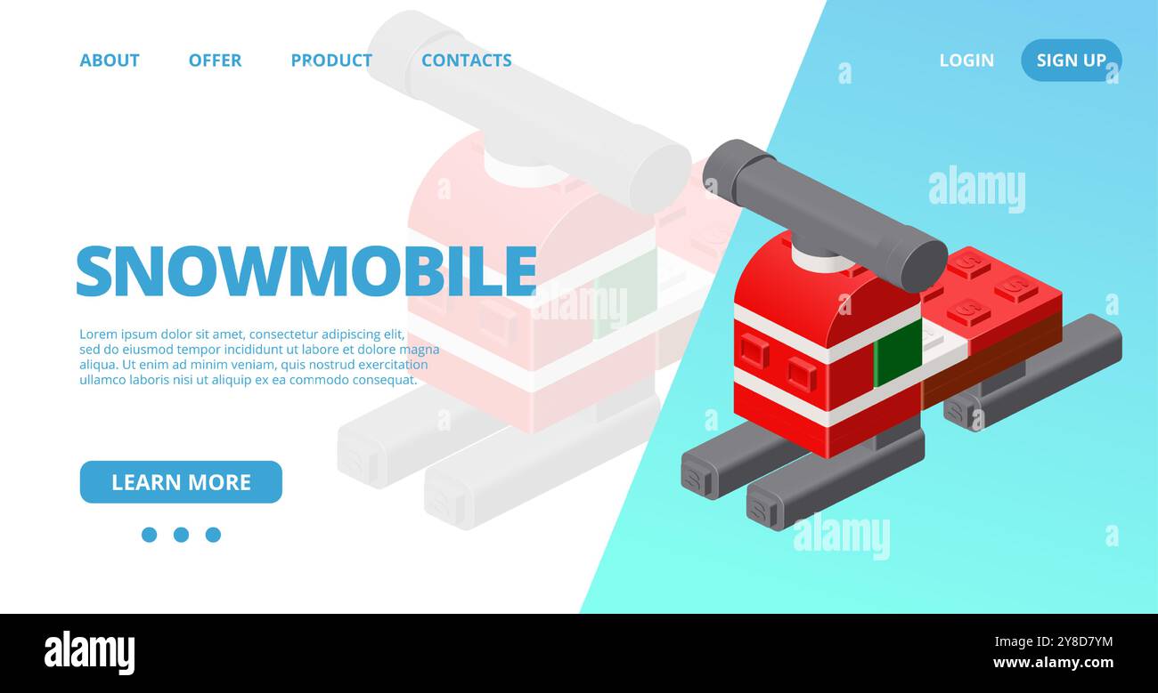 Empty snowmobile hi-res stock photography and images - Alamy