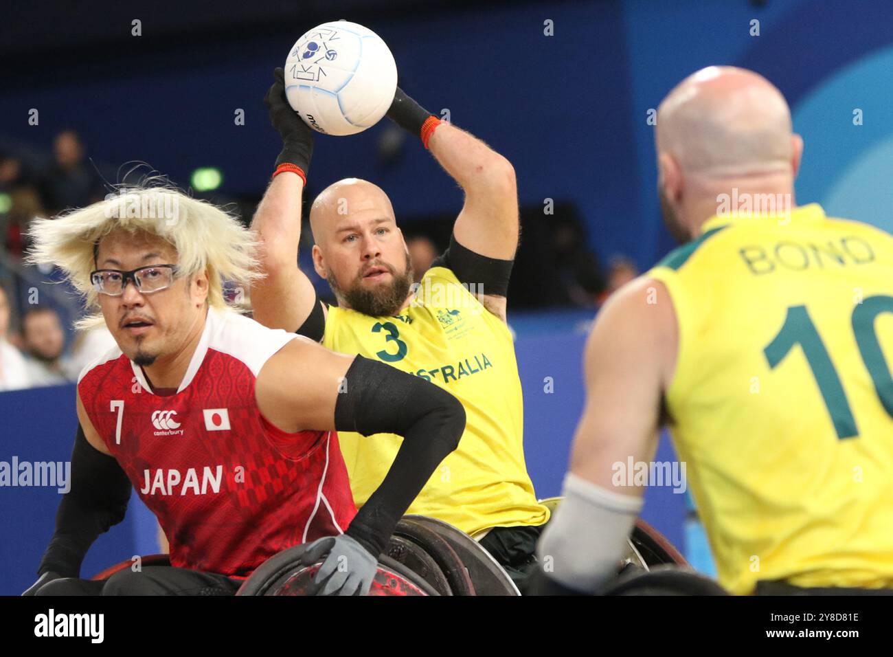 Ryley BATT of Australia vs Japan in the Wheelchair Rugby - Open ...