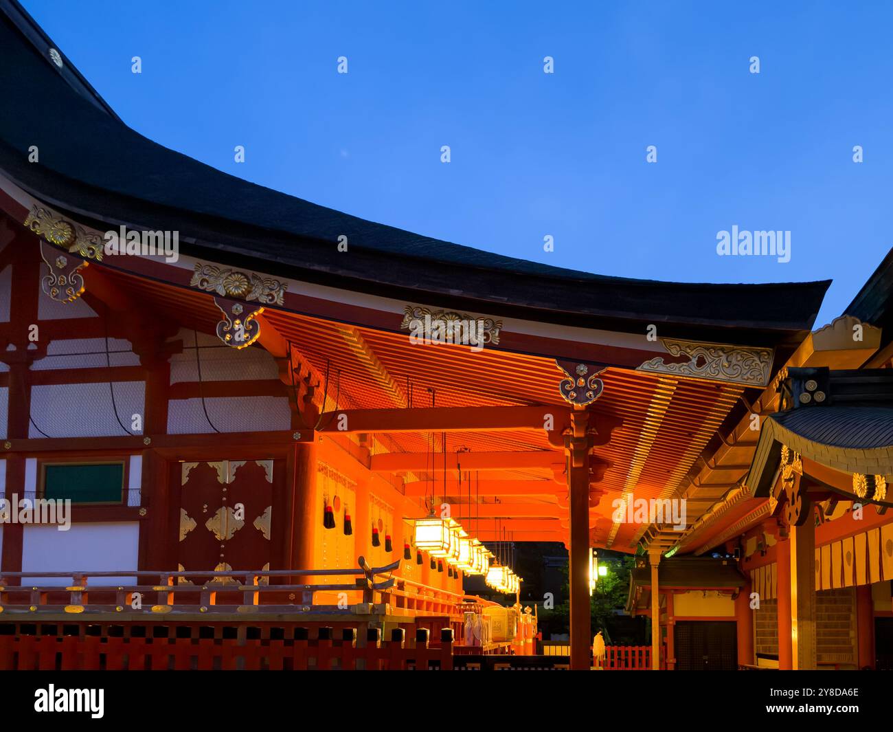 Fushimi Inari Taisha shrine buildings in Kyoto, Japan, Asia ...