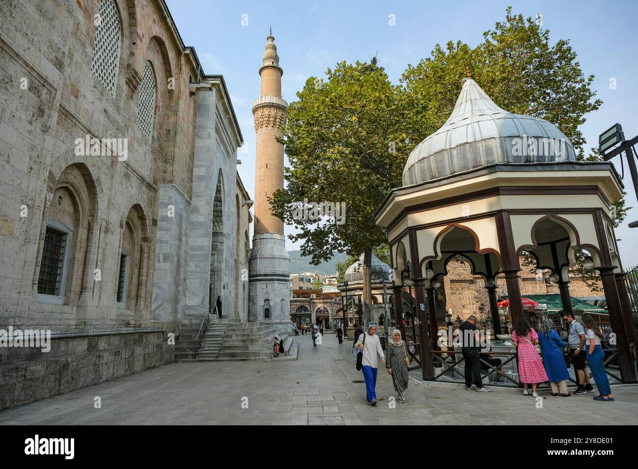 Bursa, Turkey - September 7, 2024: People visiting the Grand Mosque of ...