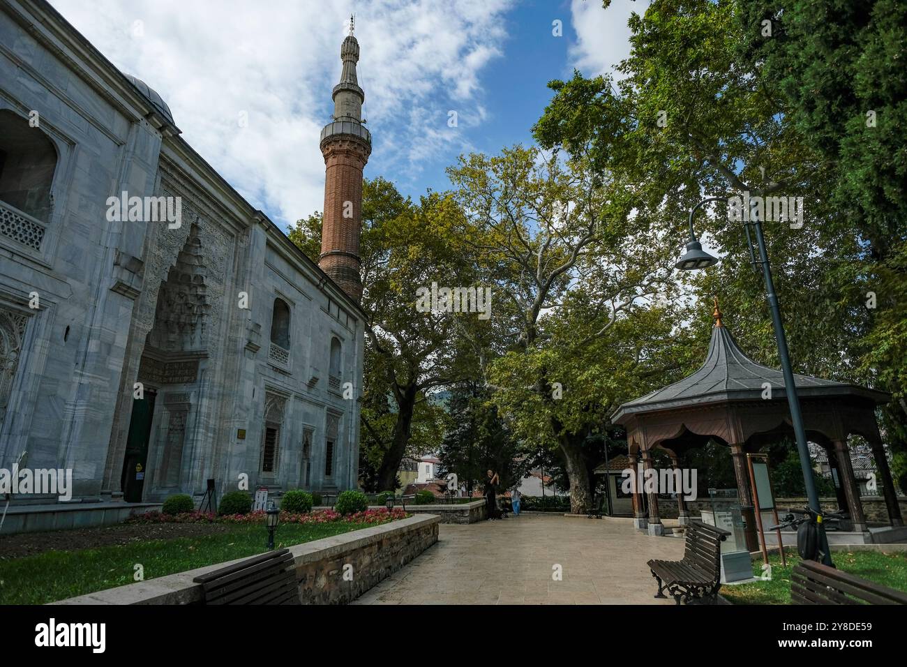 Bursa, Turkey - September 8, 2024: The Green Mosque, also known as the ...