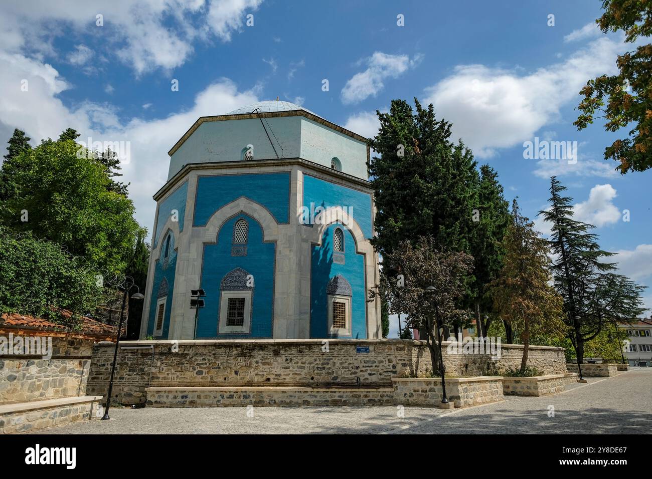 Bursa, Turkey - September 8, 2024: The Green Tomb is a mausoleum of the ...