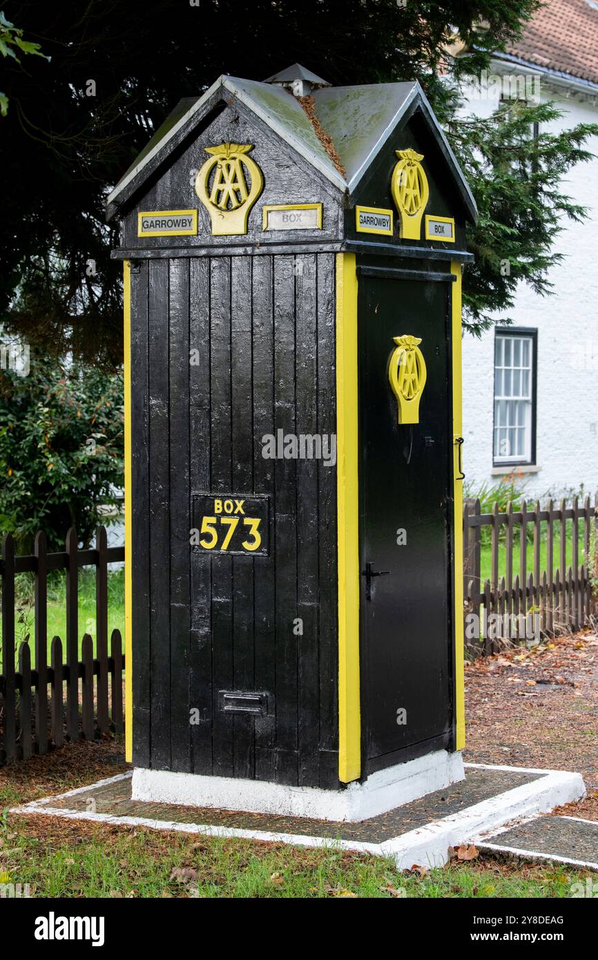 AA phone box Stock Photo - Alamy