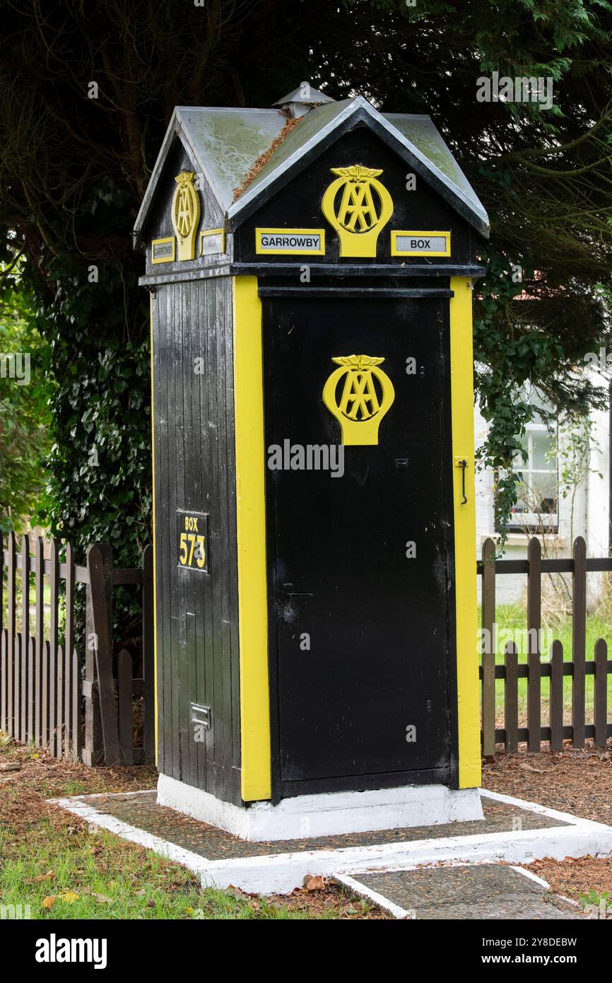 AA phone box Stock Photo - Alamy
