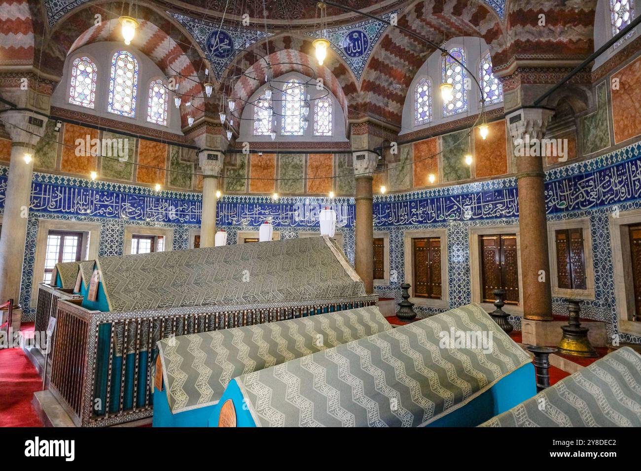 Istanbul, Turkey - September 14, 2024: Mausoleum of Sultan Suleyman the ...