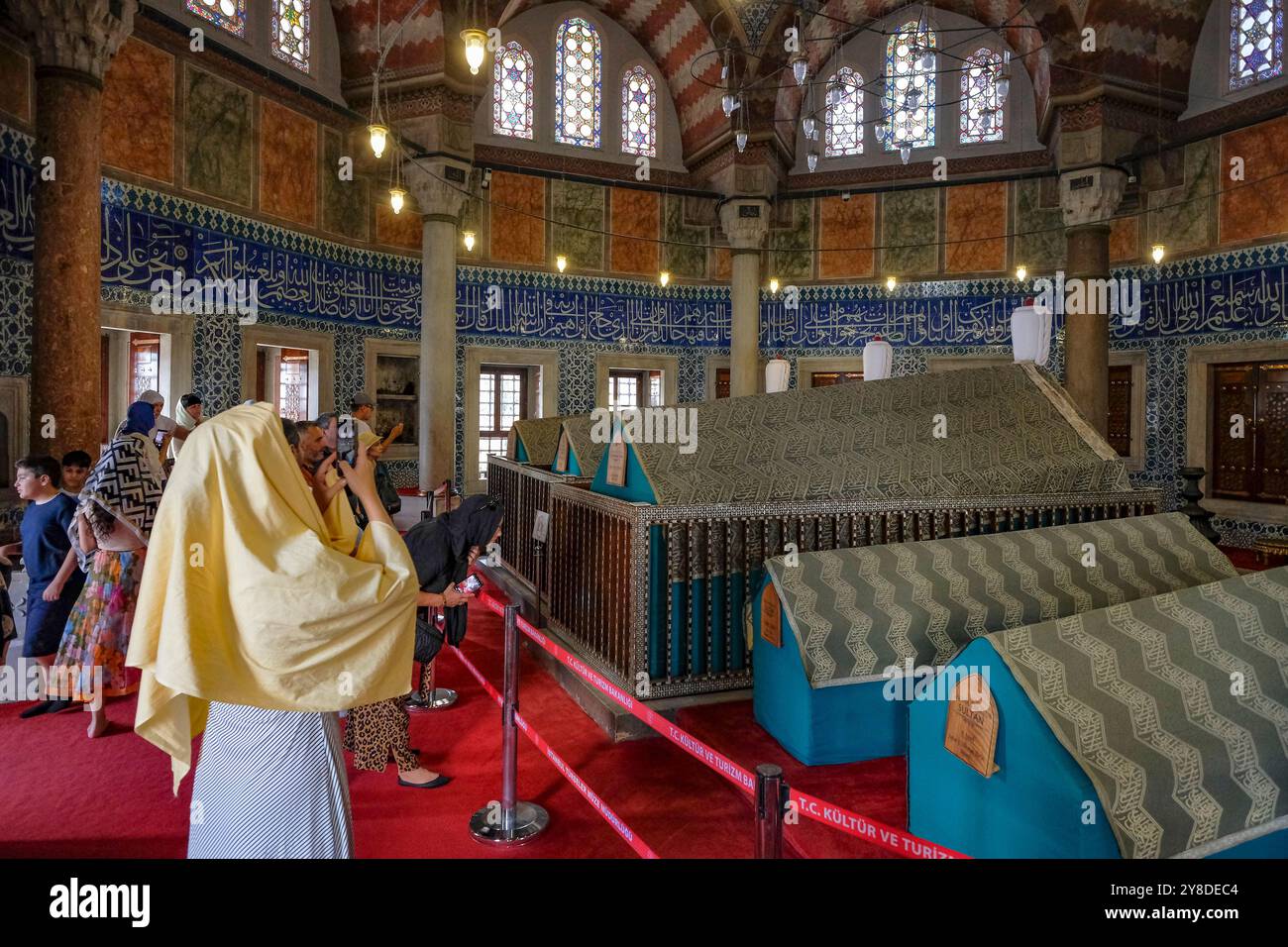 Istanbul, Turkey - September 14, 2024: People visiting the Mausoleum of ...
