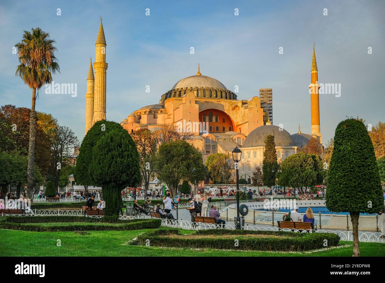 Istanbul, Turkey - September 25, 2024: Hagia Sophia is a former Greek ...