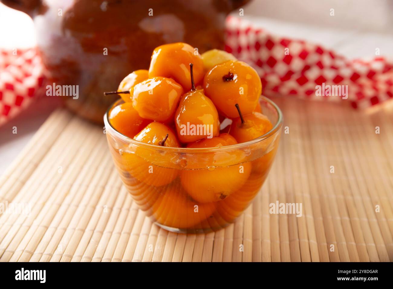Dulce de Tejocote. Typical Mexican dessert made with Tejocote ...