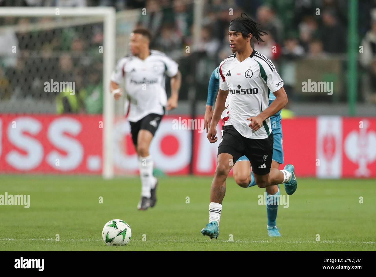 Maxi Oyedele of Legia Warszawa seen in action during the UEFA ...