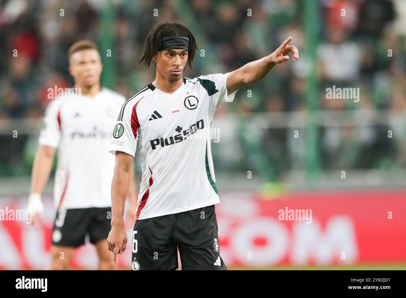 Maxi Oyedele of Legia Warszawa seen during the UEFA Conference League ...