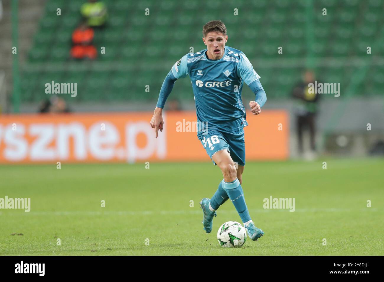 Sergi Altimira of Real Betis Balompie seen in action during the UEFA ...