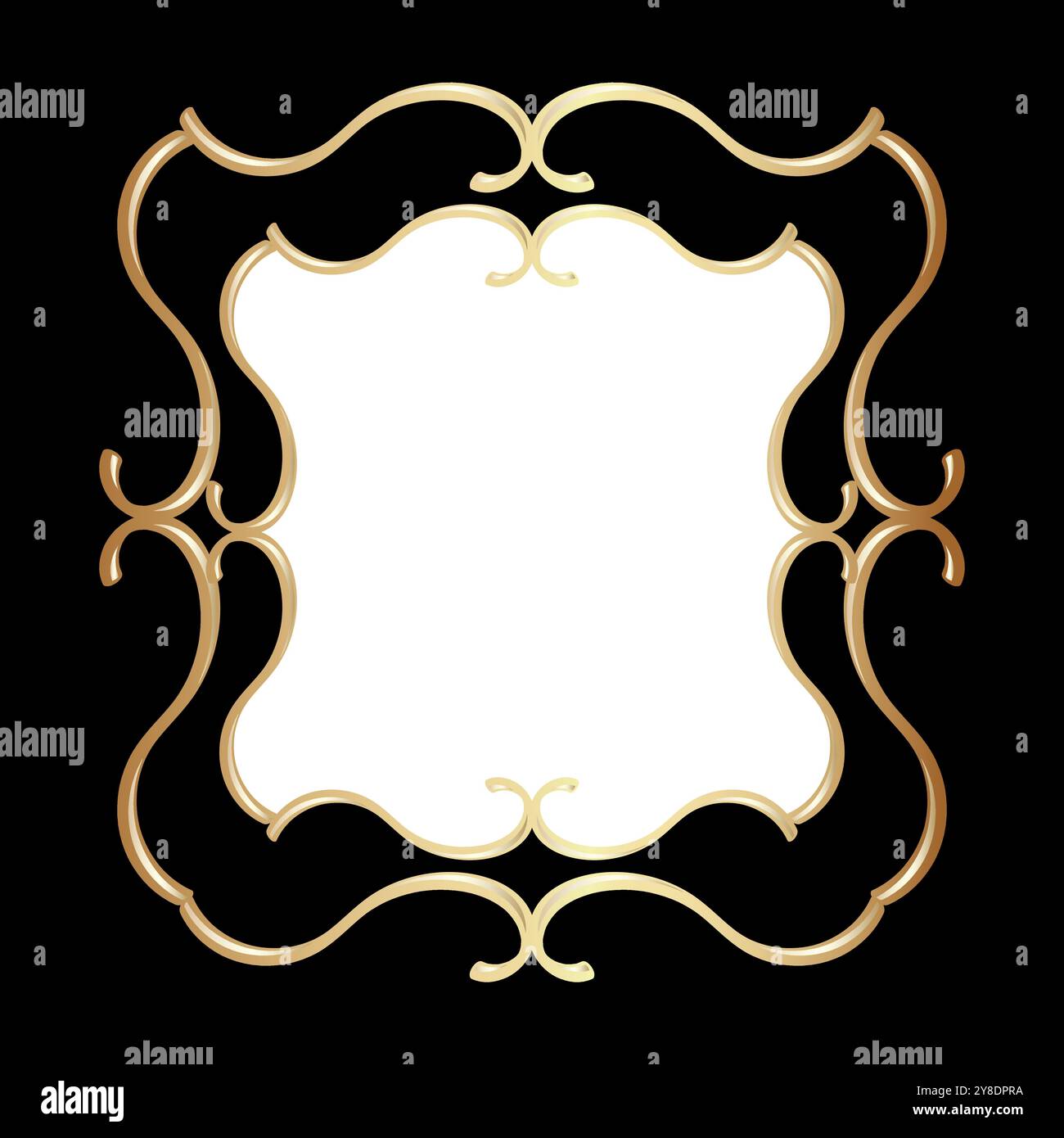 Victorian decorative border engraving Stock Vector Images - Alamy