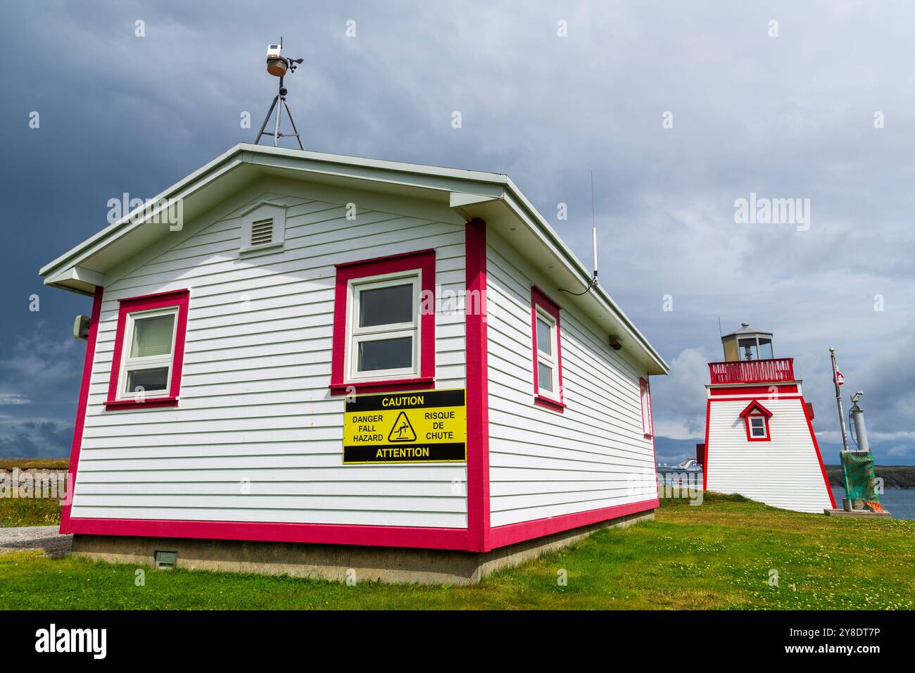 Fox Point Lighthouse, St. Anthony, Newfoundland & Labrador, Canada ...