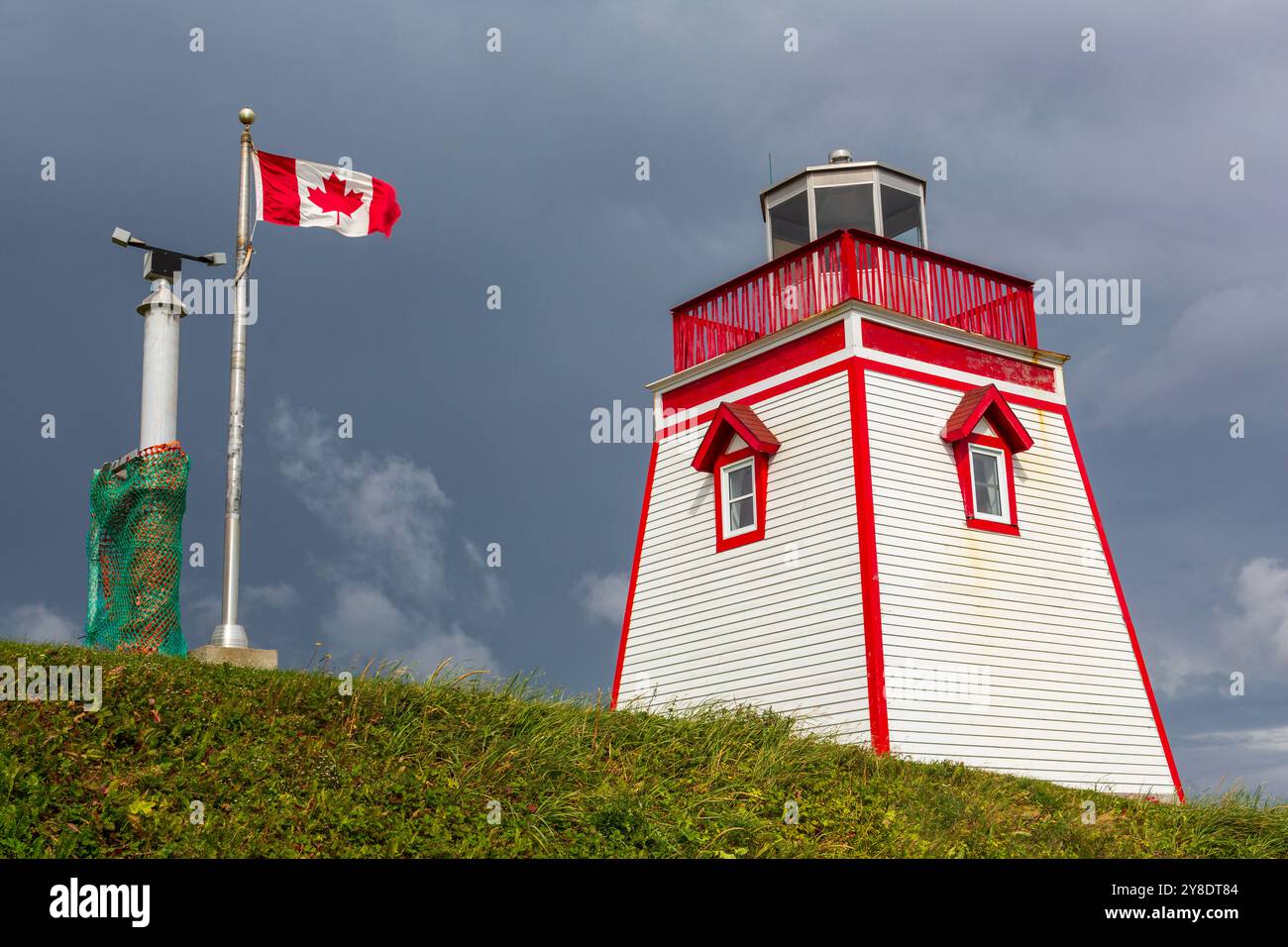 Fox Point Lighthouse, St. Anthony, Newfoundland & Labrador, Canada ...