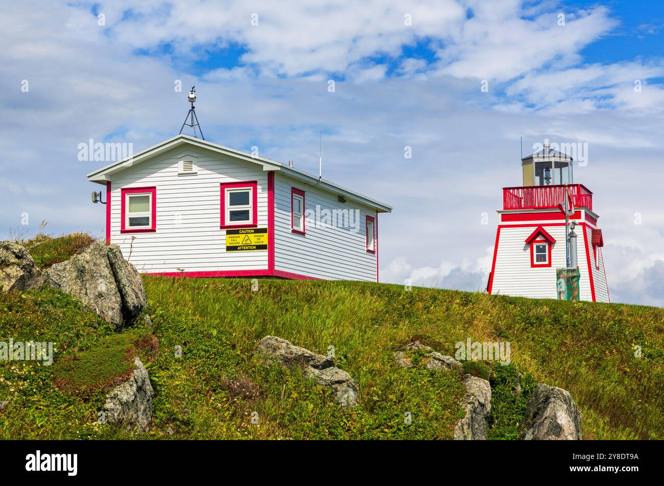 Fox Point Lighthouse,St. Anthony, Newfoundland & labrador, Canada Stock ...