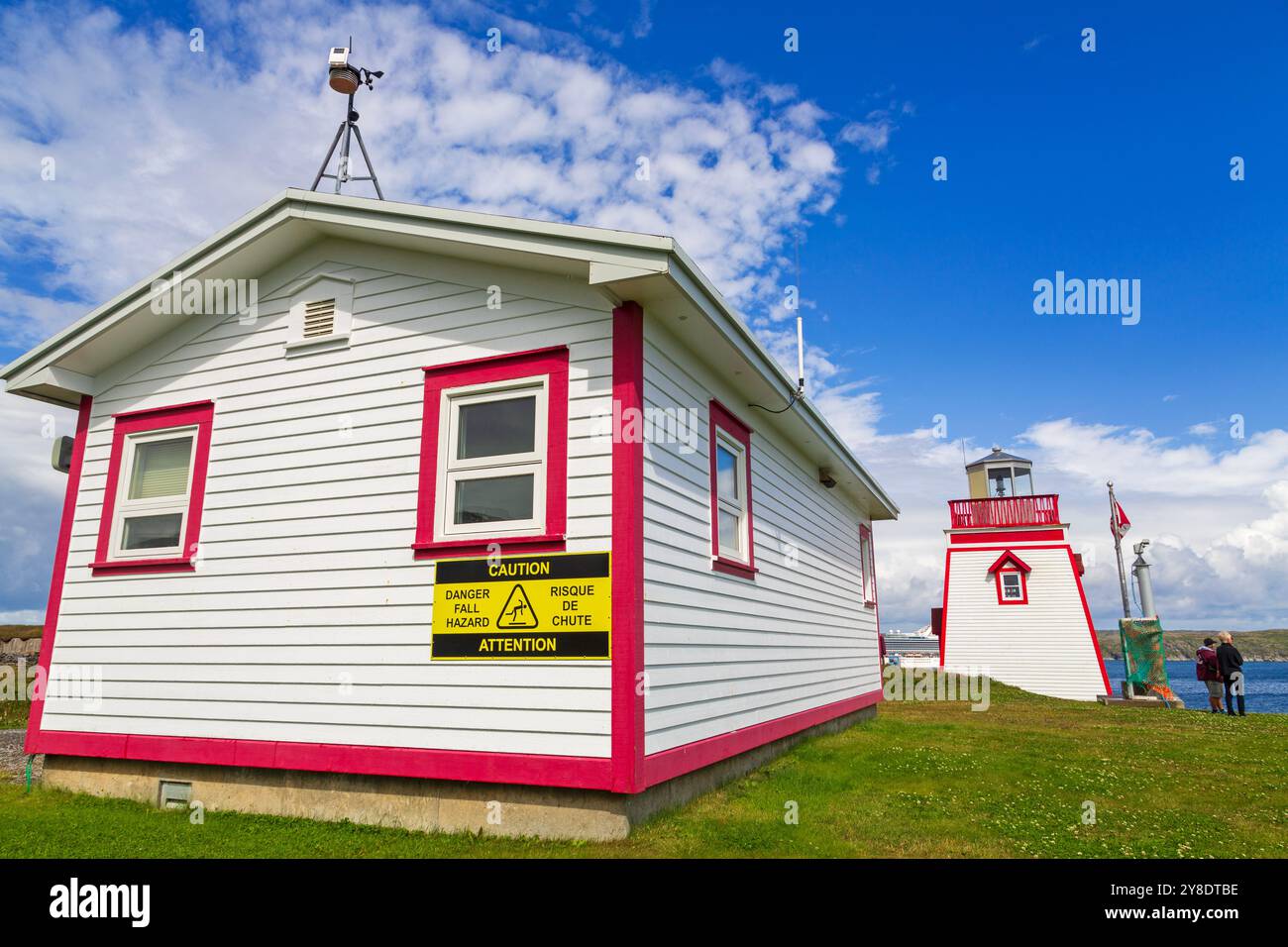 Fox Point Lighthouse,St. Anthony, Newfoundland & labrador, Canada Stock ...