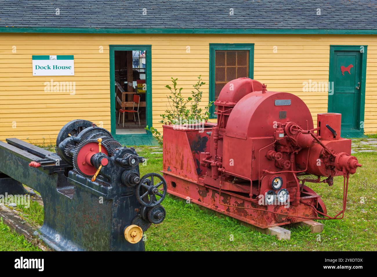 Dock House, St. Anthony, Newfoundland, Canada Stock Photo - Alamy
