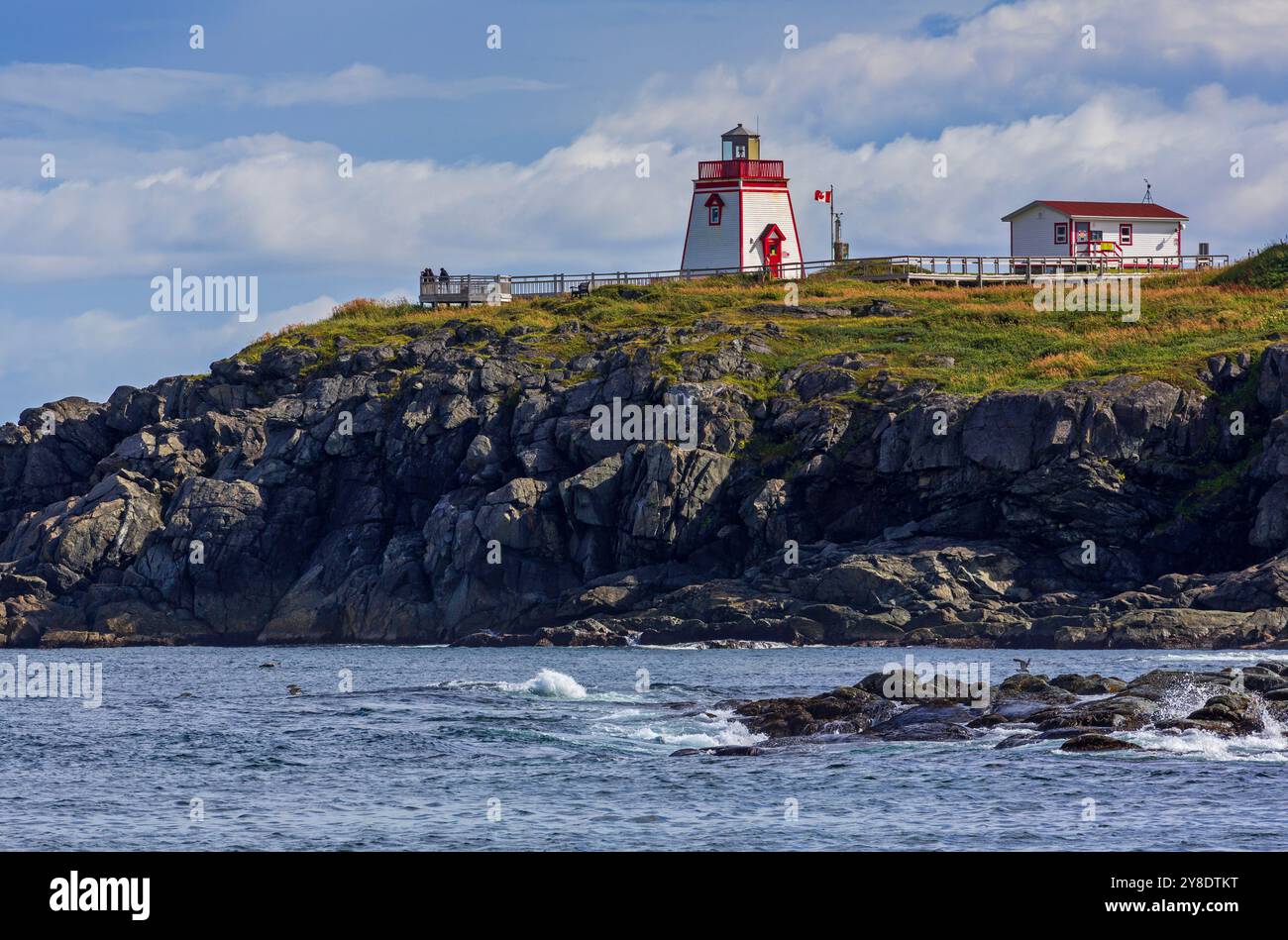 Fox Point Lighthouse, St. Anthony, Newfoundland & Labrador, Canada ...