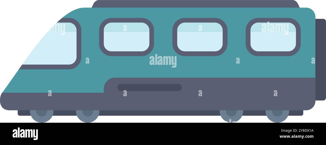 Modern high speed train is approaching the station Stock Vector Image ...