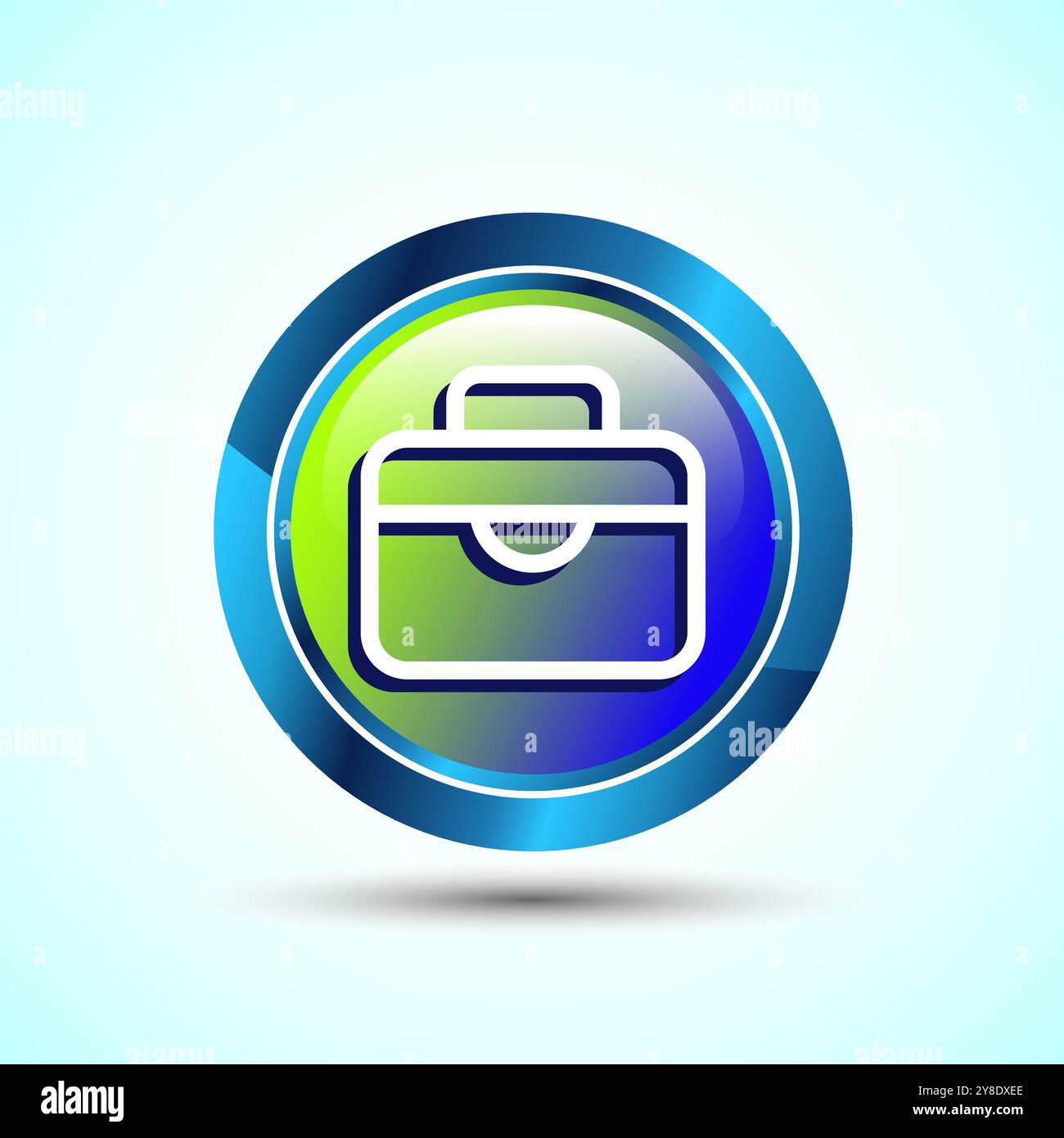 Briefcase Icon Design Illustration, Bag Icon For Apps and Websites ...