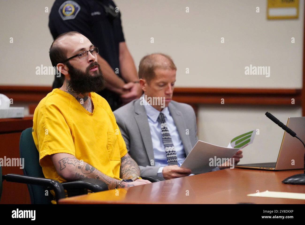 Nicholas Umphenour, 29, appears on court where was sentenced to life in ...