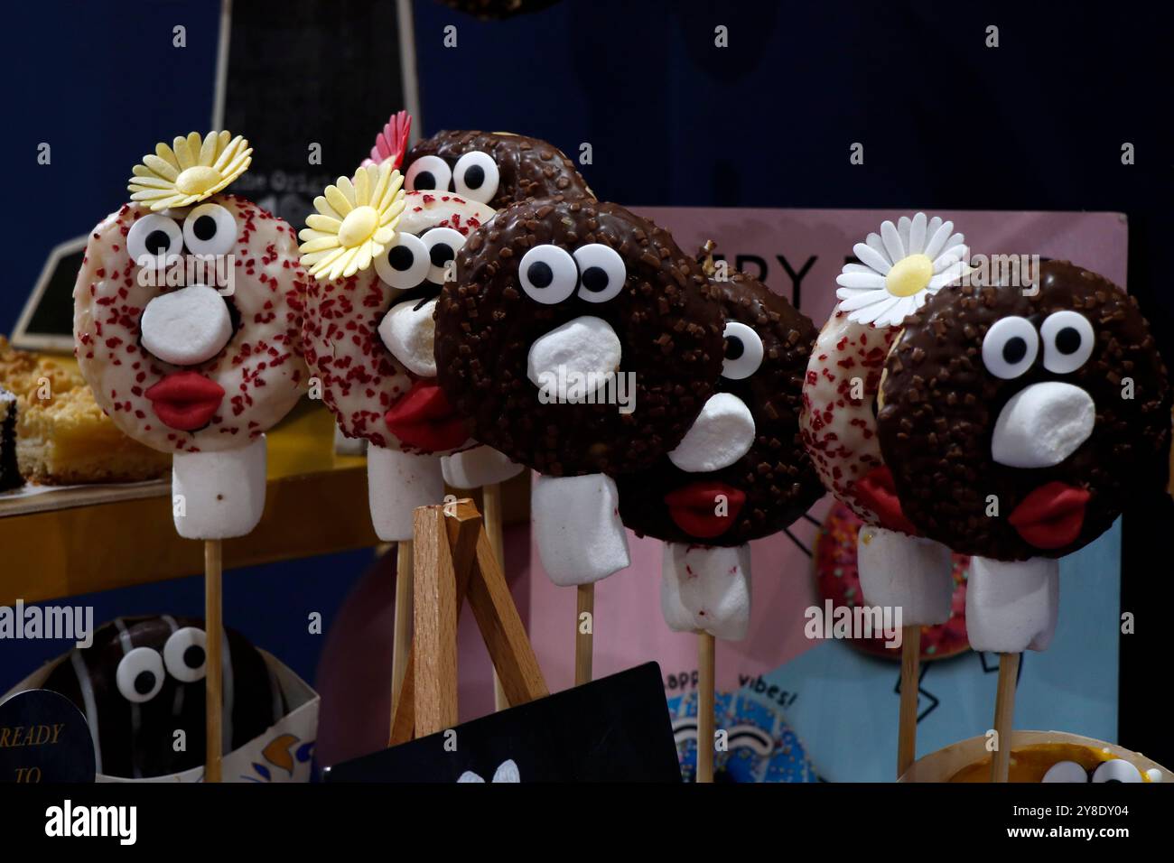 sugar sweets multi colored cake cookies Stock Photo - Alamy