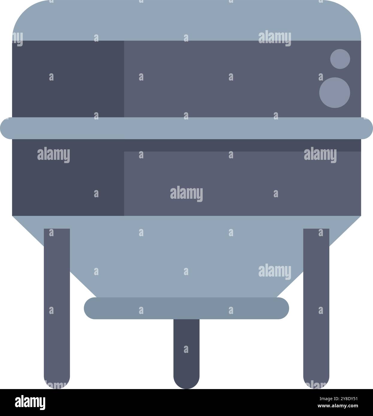 Metal silo storing agricultural products, farming equipment for grain ...