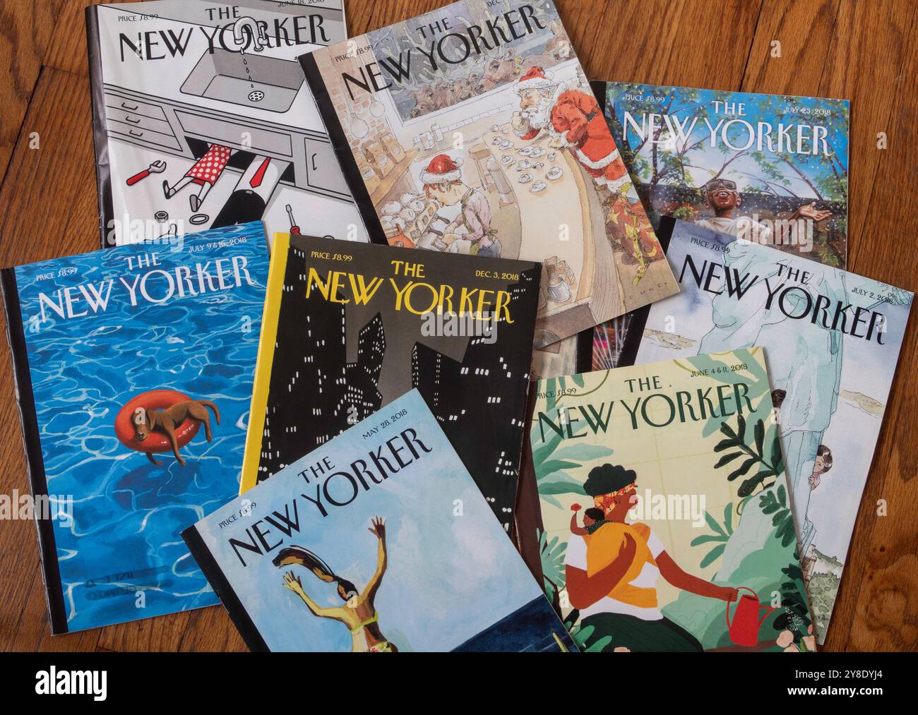 2018 "The New Yorker" weekly magazine front covers, USA Stock Photo - Alamy