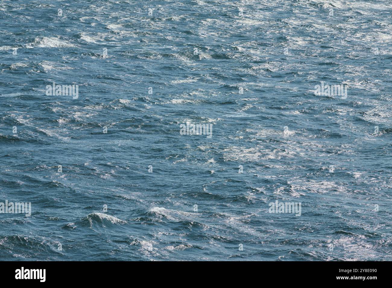 Calm sea light sea waves in different shades of blue, North Sea ...
