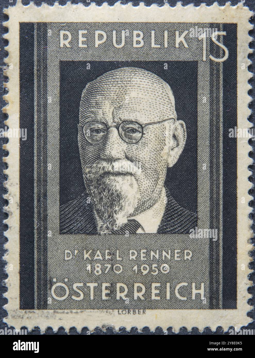 Karl Renner, (1870, 1950) an Austrian politician of the Socialist Party ...