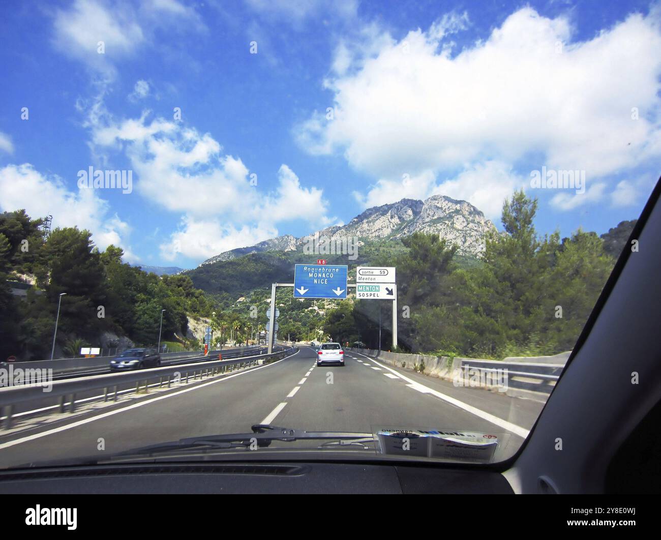 Road to Monte Carlo in Monaco Stock Photo - Alamy