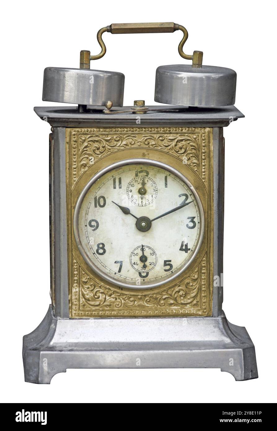 Picture old fashioned clock Cut Out Stock Images & Pictures - Alamy