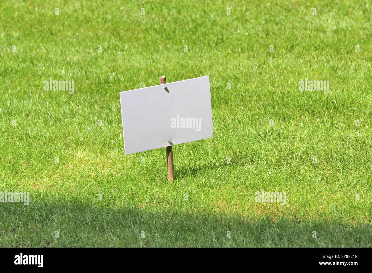 White board on lawn Stock Photo - Alamy