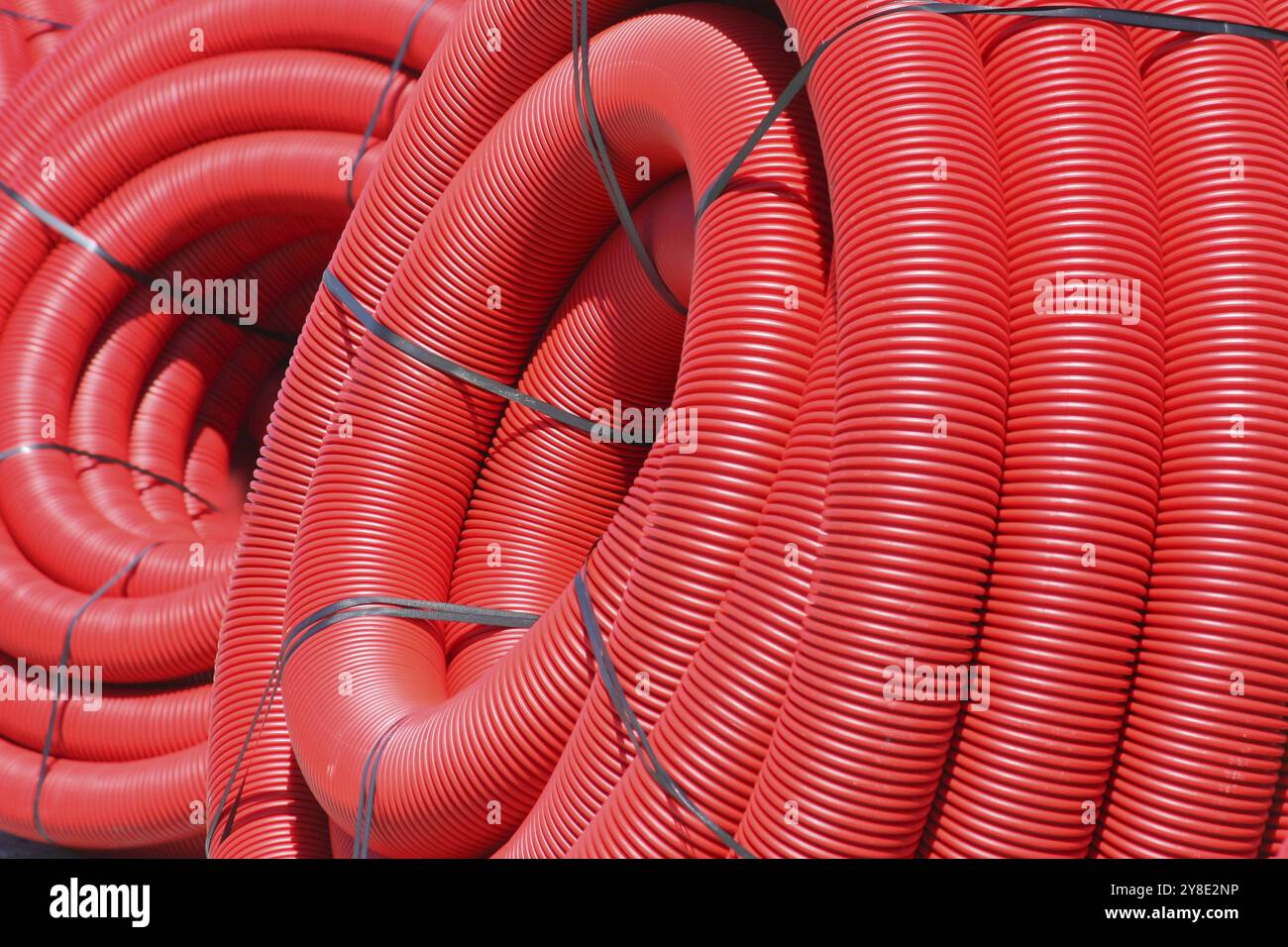 Red tube coil Stock Photo - Alamy