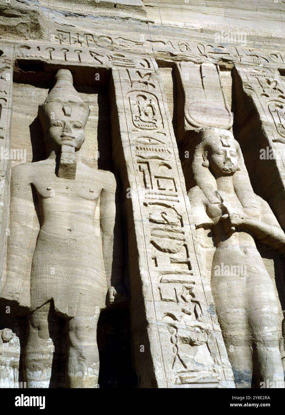 Temple of Hathor, Abu Simbel, Egypt, Africa Stock Photo - Alamy