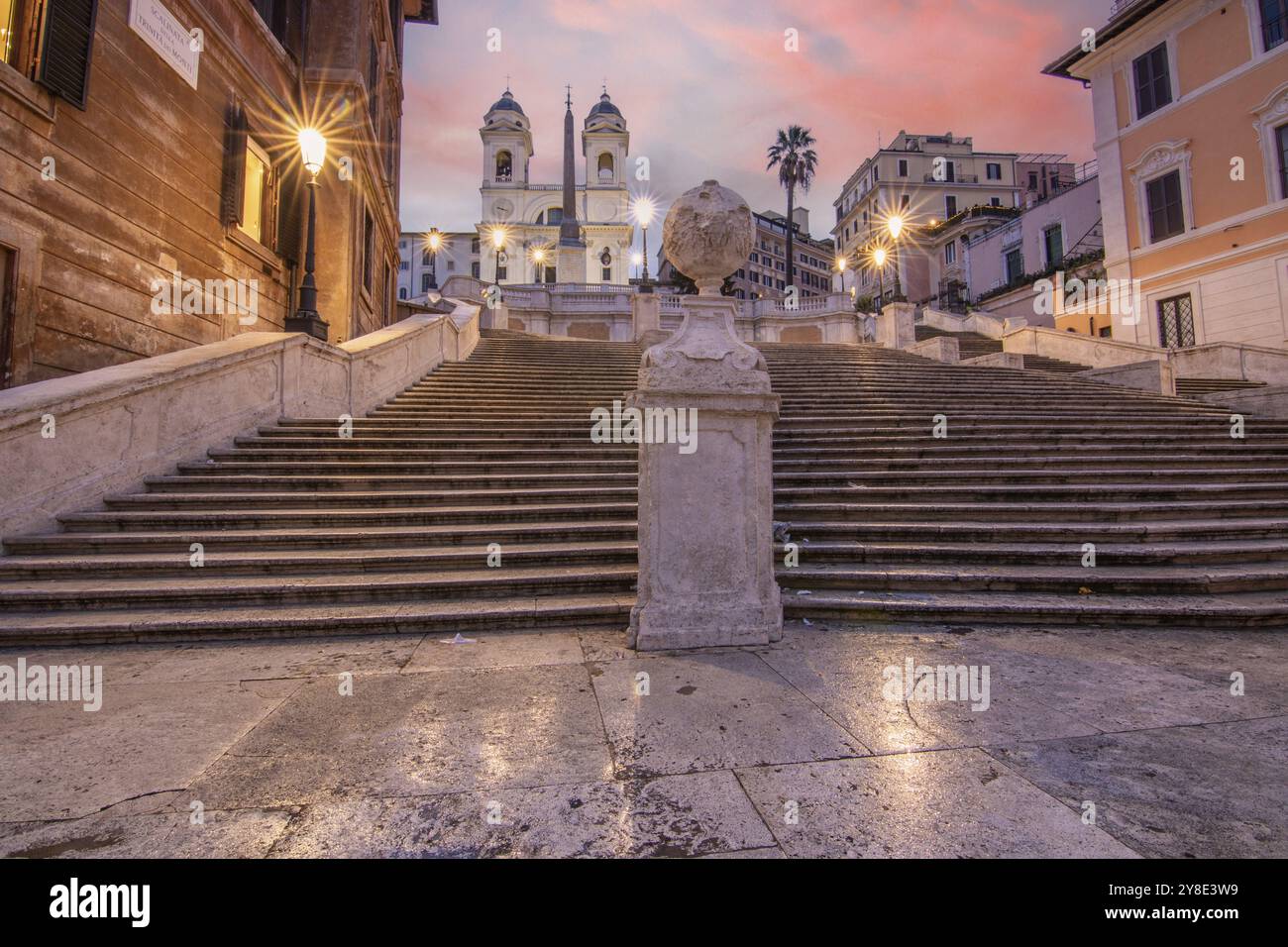 View over a beautiful historic Roman city. At one of the sights, with ...