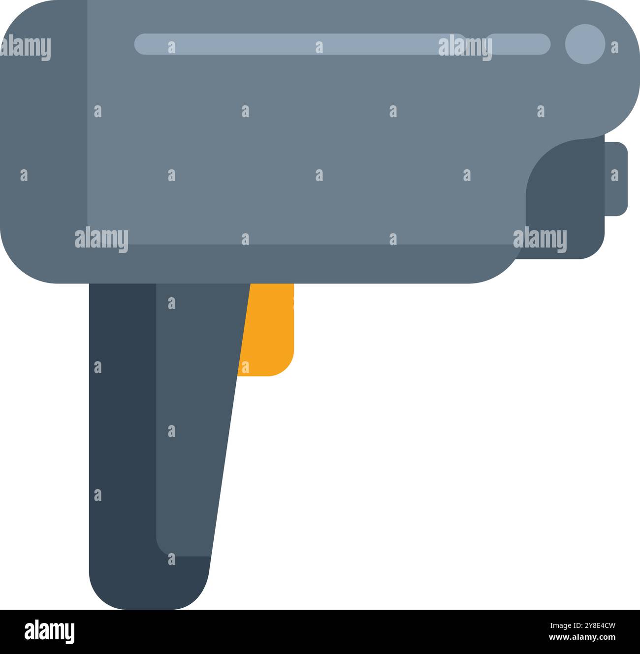 Illustration of a barcode scanner scanning for retail checkout, in a ...