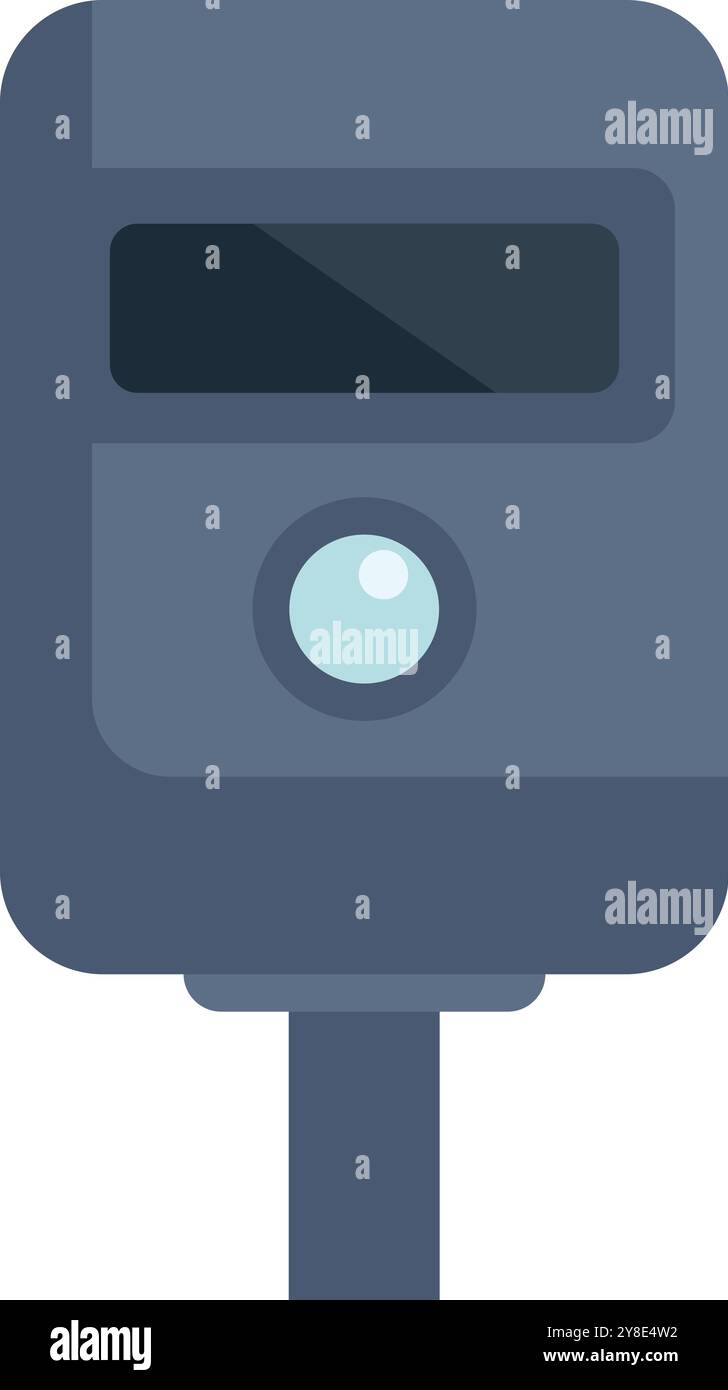 Parking meter showing payment information on a digital display screen ...