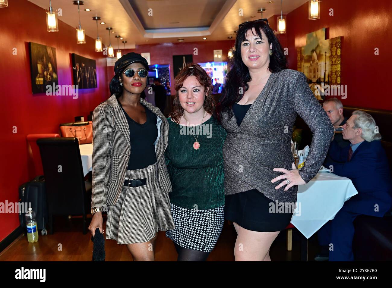 LONDON, ENGLAND,4th October 2024: Melissa Luke, Rebecca Lilley and ...